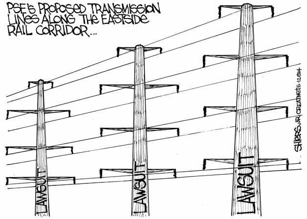 PSE proposed transmission lines along the Eastside Rail Corridor ...