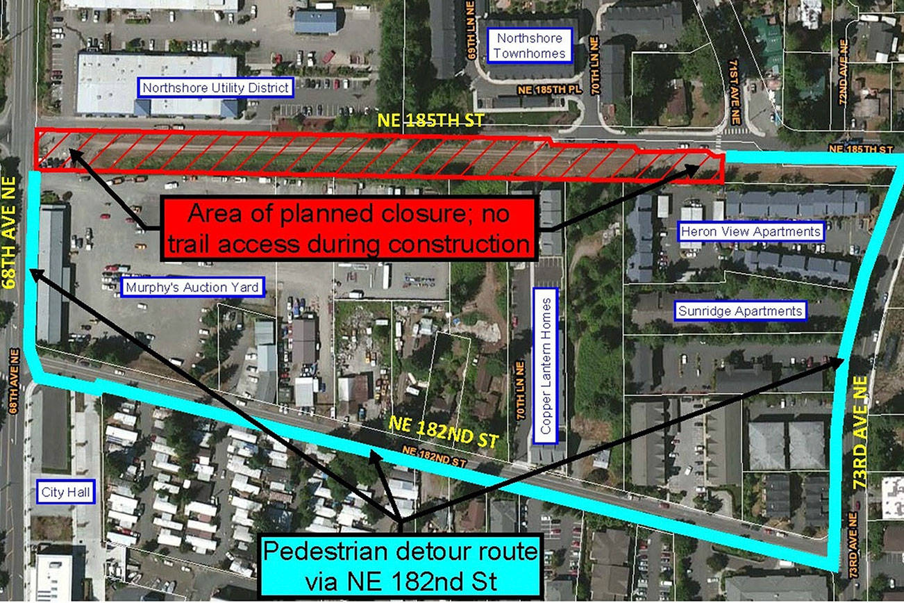 Tolt Pipeline Trail improvement construction in Kenmore to begin today ...