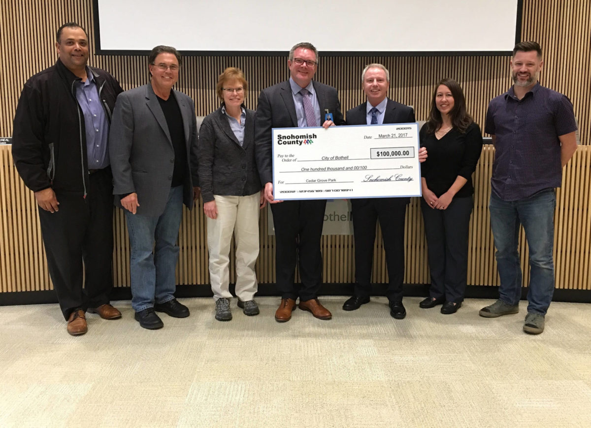 Snohomish County contributes $100k to Cedar Grove Park project ...