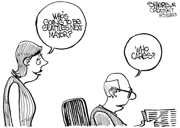 Who’s going to be Seattle’s next mayor | Cartoon | Bothell-Kenmore Reporter