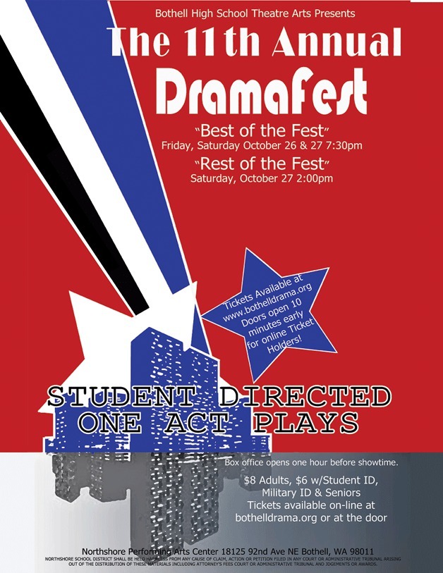 Dramafest Oct. 26-27 at Northshore Performing Arts Center in Bothell ...
