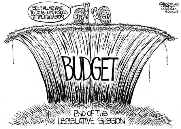 All we have to do is jump to the other side | Cartoon - Bothell-Kenmore ...