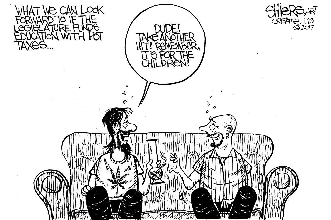 Remember, it is for the children | Cartoon - Bothell-Kenmore Reporter