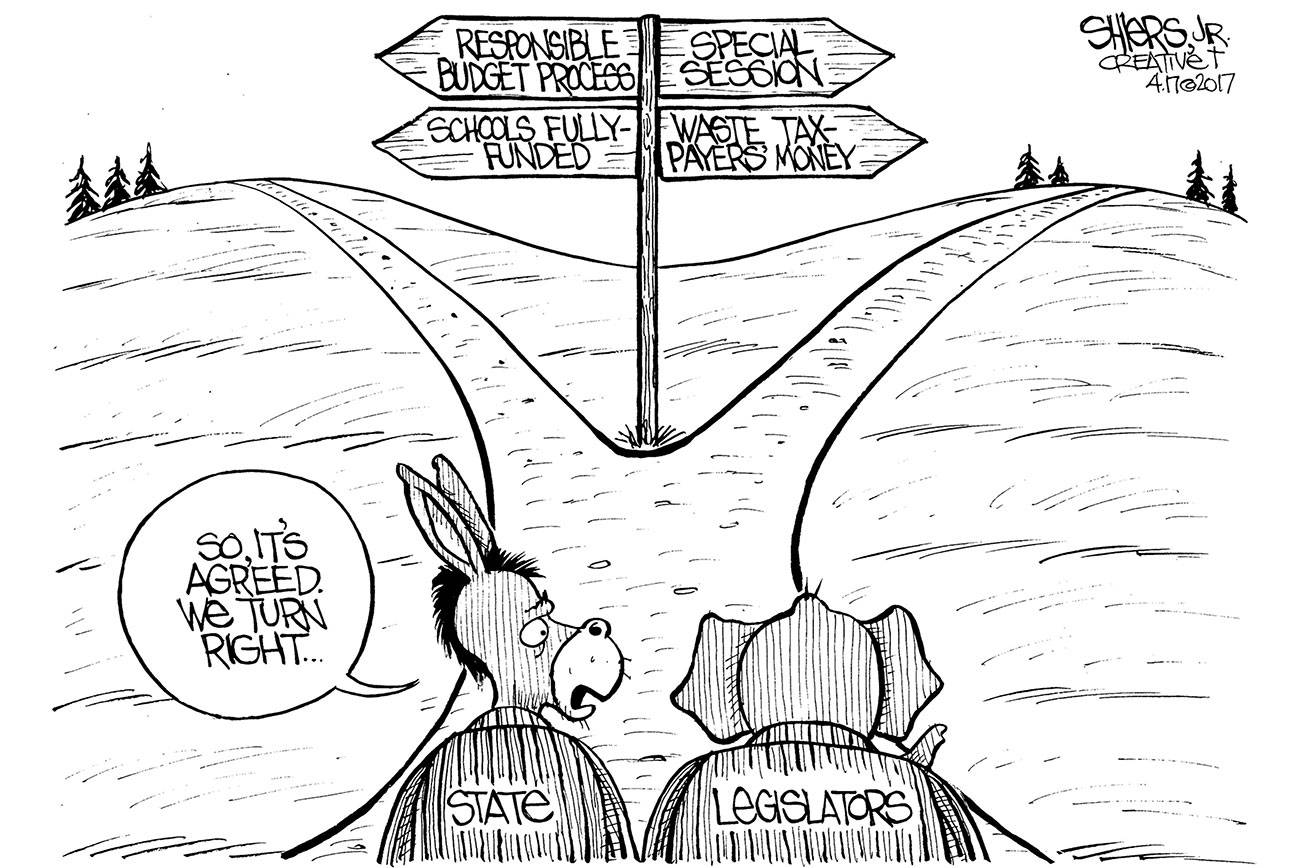So, it’s agreed. We turn right… | Cartoon - Bothell-Kenmore Reporter