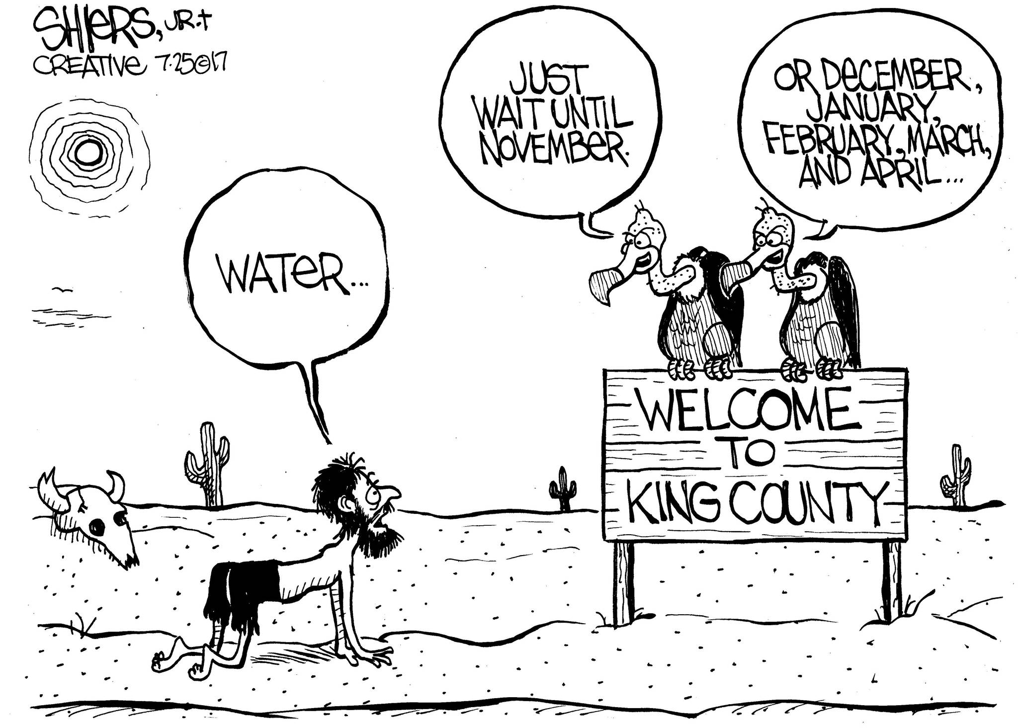 Heat wave | Cartoon - Bothell-Kenmore Reporter