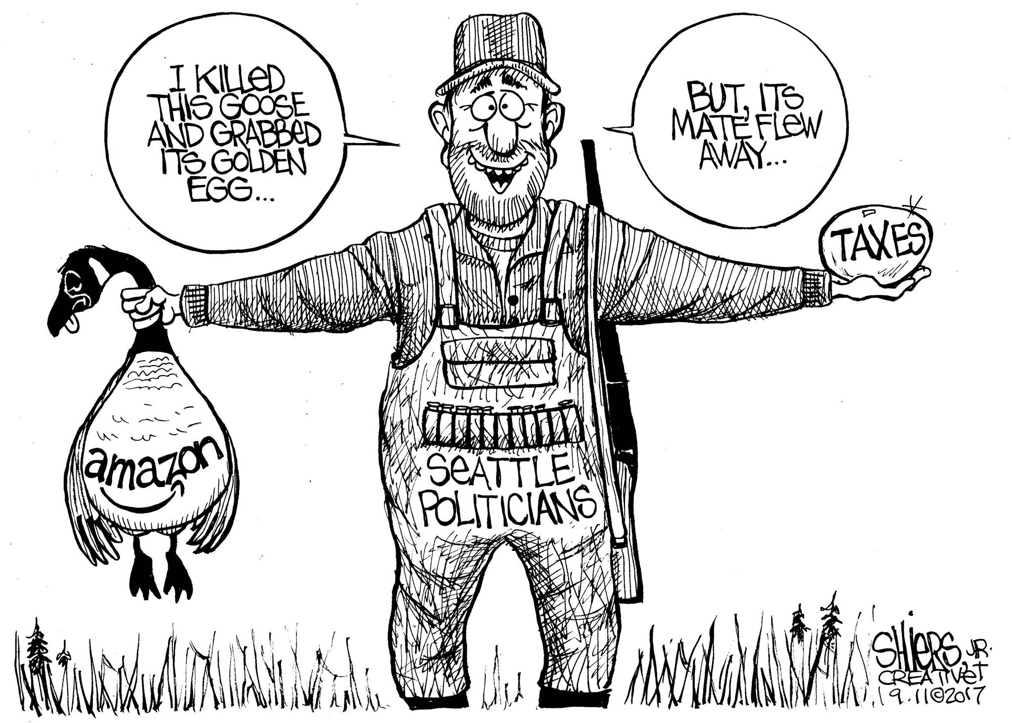 The new Amazon | Cartoon | Bothell-Kenmore Reporter