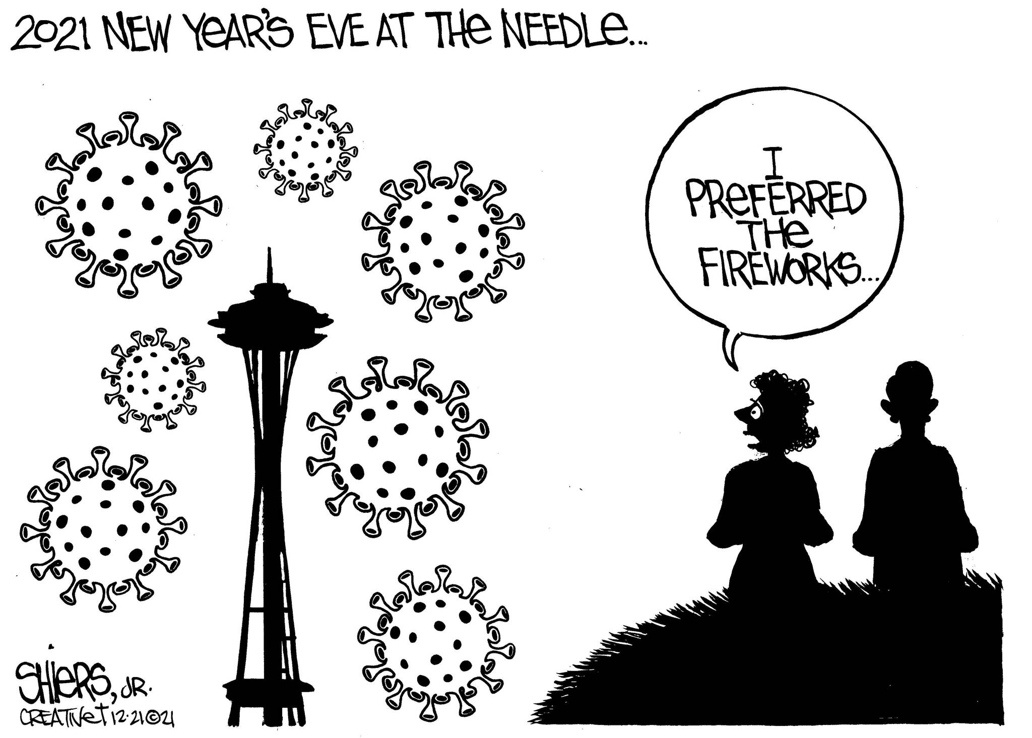 New Year’s Eve 2021 at the Space Needle … | Frank Shiers | Bothell ...