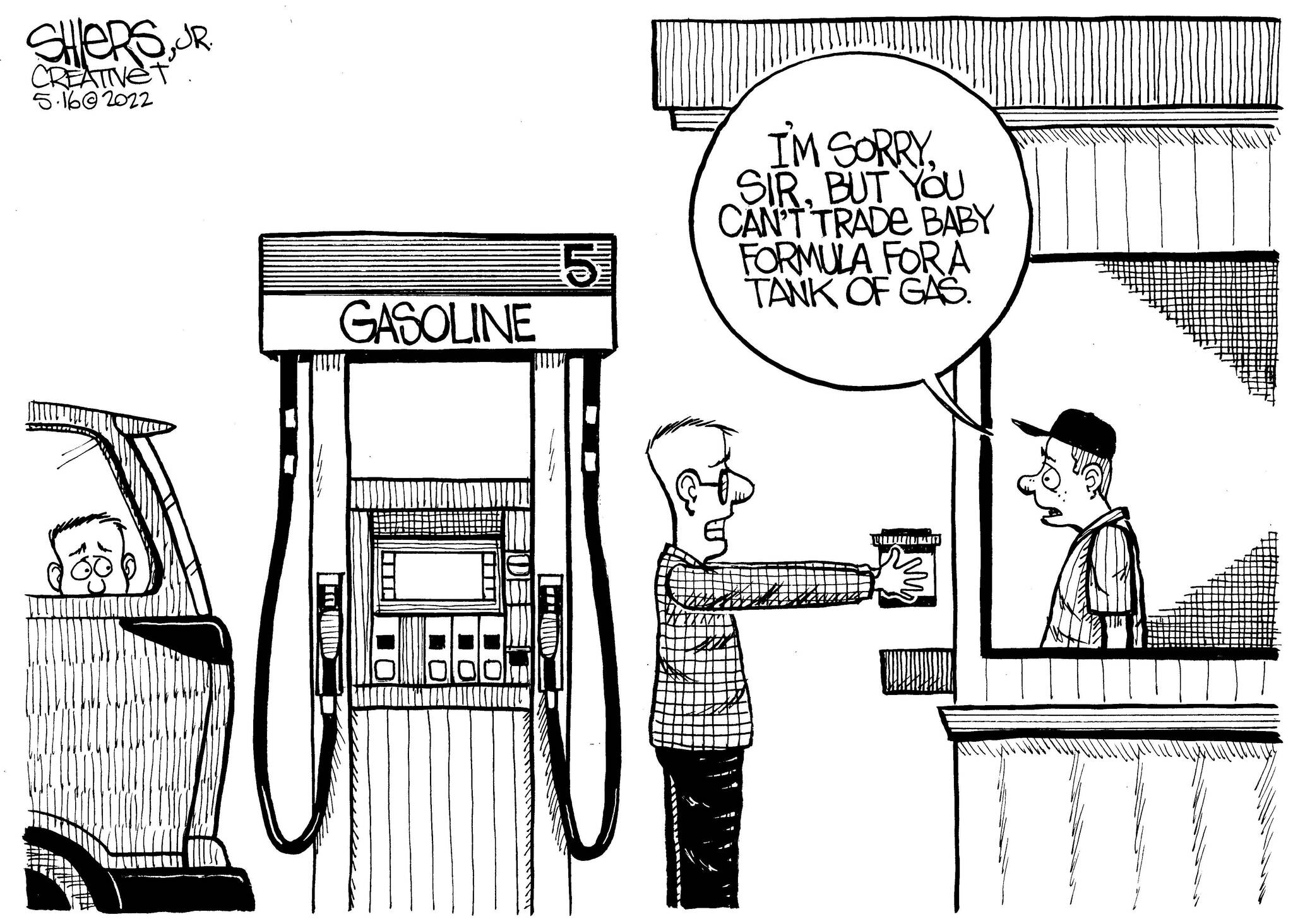 You can’t trade baby formula for a tank of gas | Shiers | Bothell ...