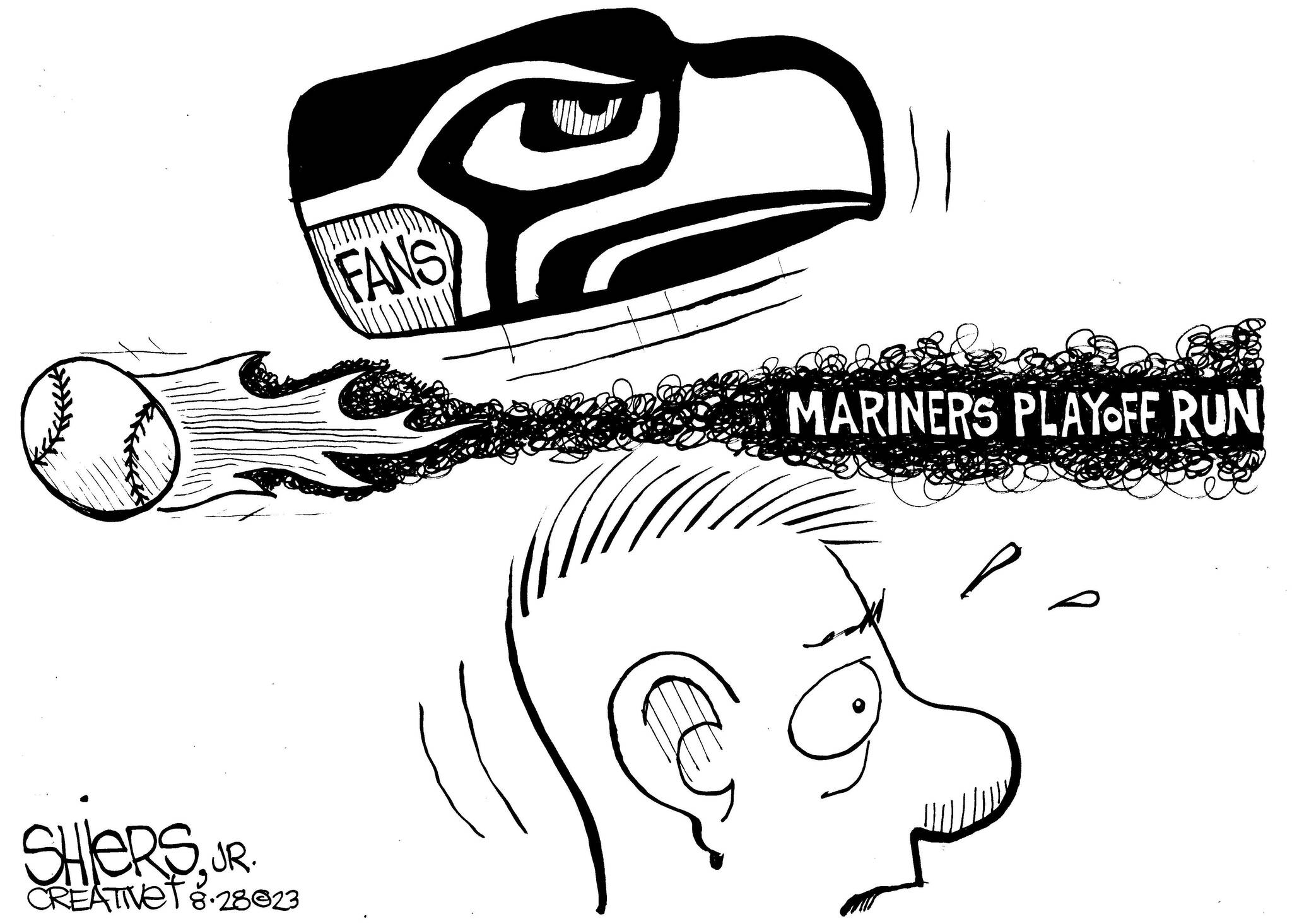Mariners get red hot | Cartoon | Bothell-Kenmore Reporter